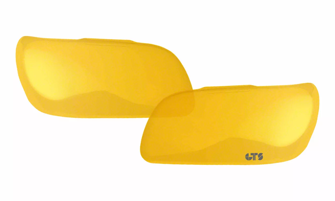Camaro Driving Light Covers; Transparent Yellow (93-97 Camaro) - Free ...