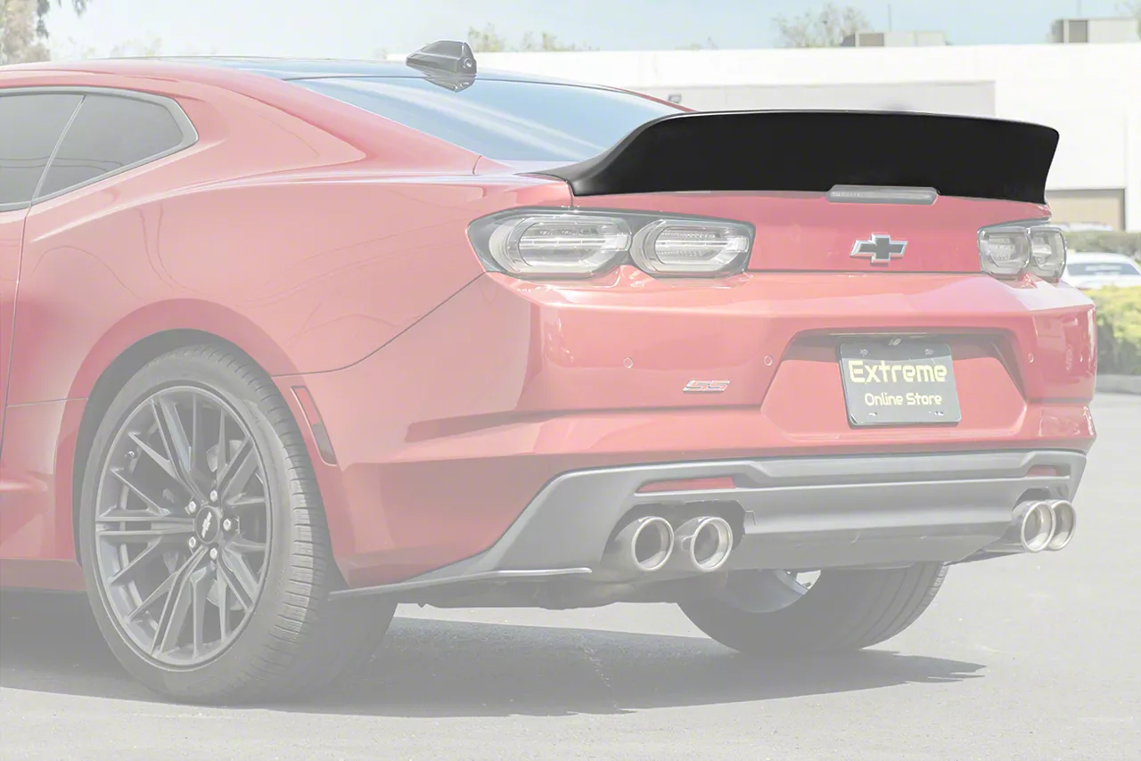 Camaro EOS Performance Package Ducktail Style Rear Spoiler; Matte Black ...