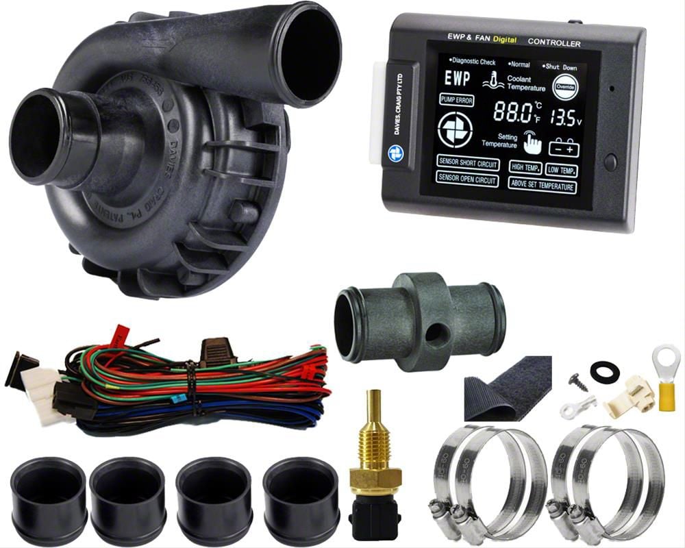 Camaro EWP115 Nylon Remote Electric Water Pump and Controller Combo Kit ...