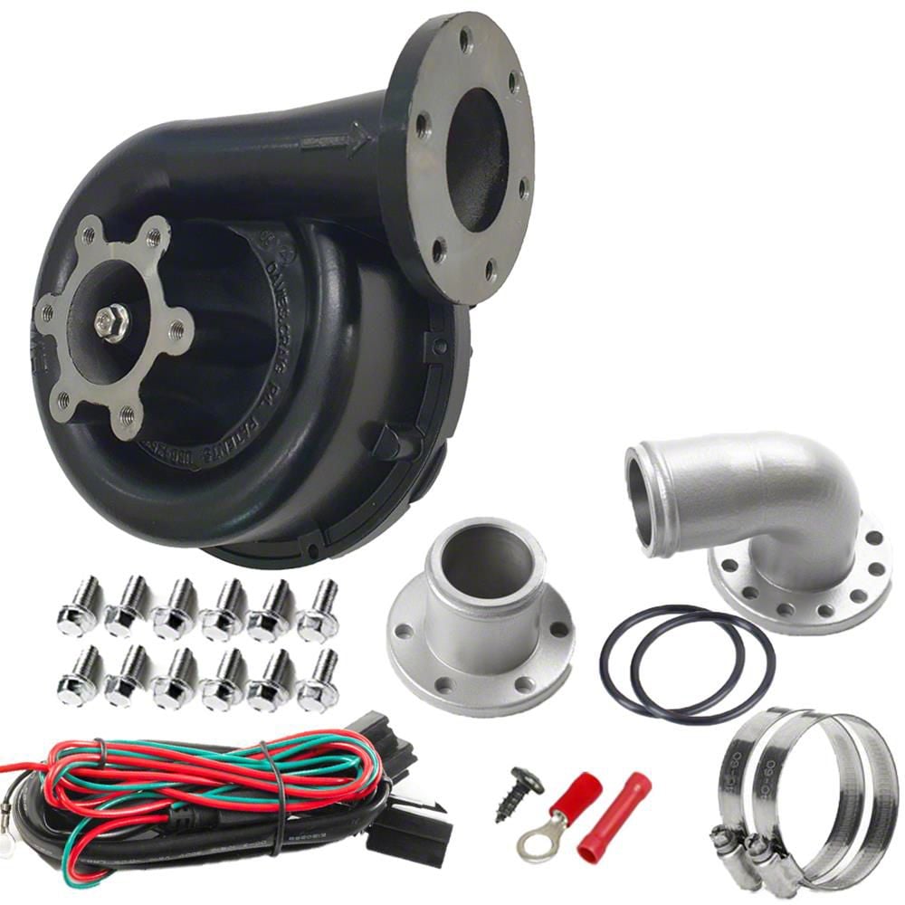 Camaro EWP140 Black Remote Electric Water Pump Kit; 12-Volt (Universal ...