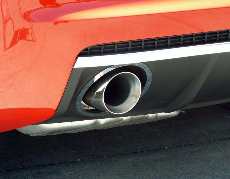 Camaro Exhaust Trim Rings; Polished; Chopped Oval; With Polished ...