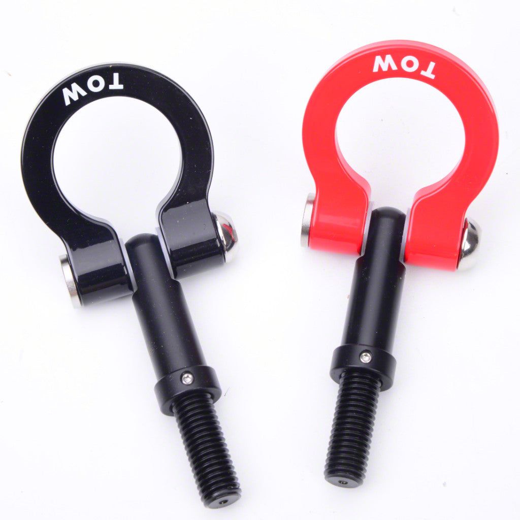 Camaro Feather Lite Stealth Tow Hook with Black D-Ring; Front (14-15 ...
