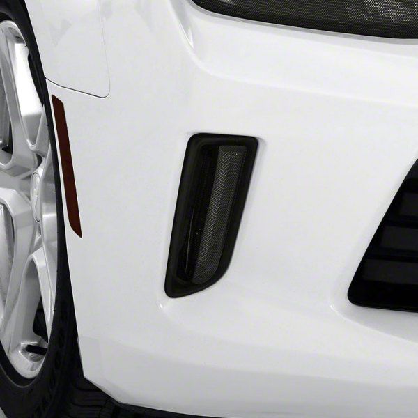 Camaro Fog Light Covers; Carbon Fiber Look (16-18 V6 Camaro) - Free ...