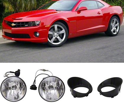 Camaro Fog Lights; Clear (10-13 Camaro) - Free Shipping