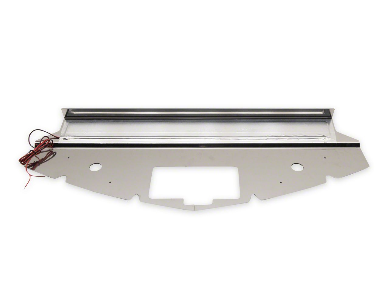 Camaro Illuminated Front Header Plate with Camaro Logo; Polished (16-24 ...