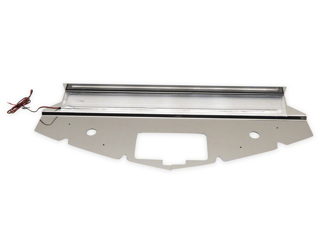 Camaro Illuminated Front Header Plate with Camaro Logo; Carbon Fiber ...