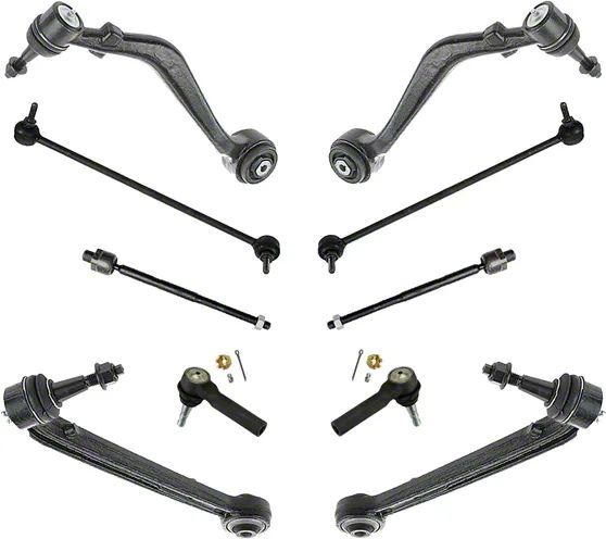 Camaro Front Lower Forward Rearward Control Arms with Tie Rods; 10 ...