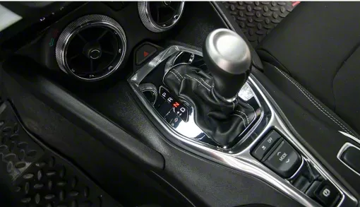 Camaro Gear Shift Panel; Chrome (16-24 Camaro w/ Automatic Transmission ...