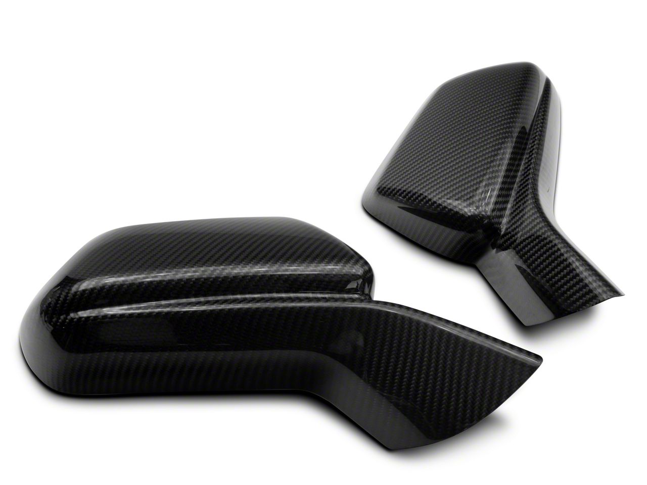Camaro GM Factory Style Side Mirror Covers; Carbon Fiber (16-24 Camaro ...