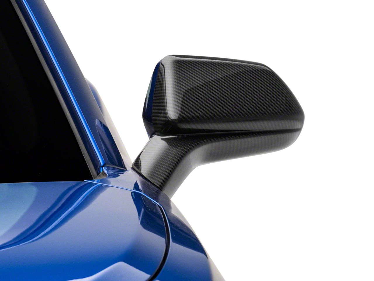 Camaro GM Factory Style Side Mirror Covers; Carbon Fiber (16-24 Camaro ...