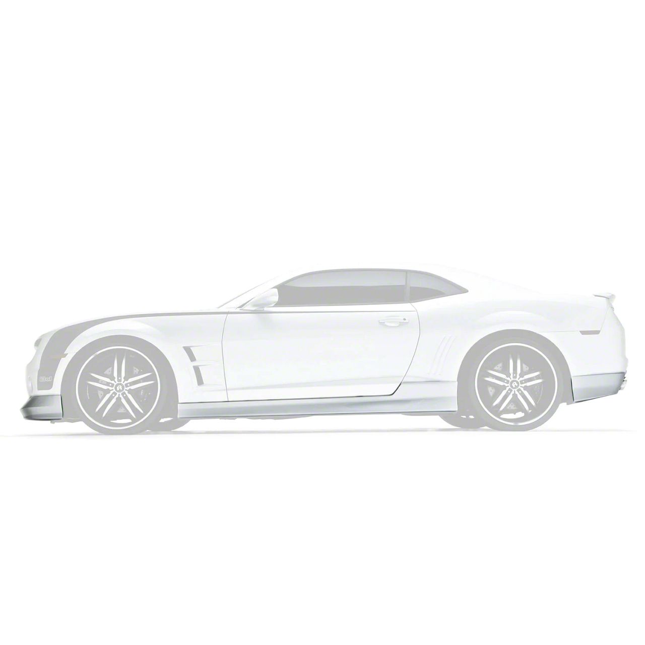 Camaro Ground Effects Kit; Unpainted (10-13 Camaro SS) - Free Shipping