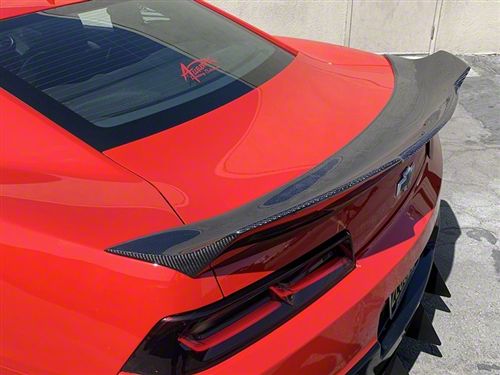 Camaro High Wing Blade Rear Spoiler; Carbon Fiber (14-15 Camaro) - Free ...