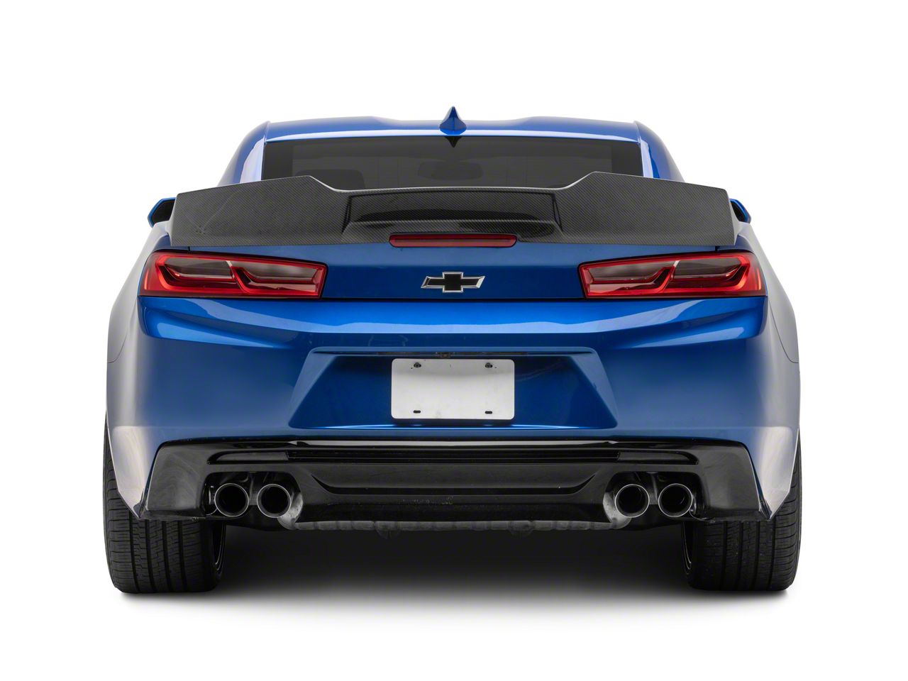 Camaro High Wing Blade Rear Spoiler; Carbon Fiber (16-24 Camaro) - Free ...