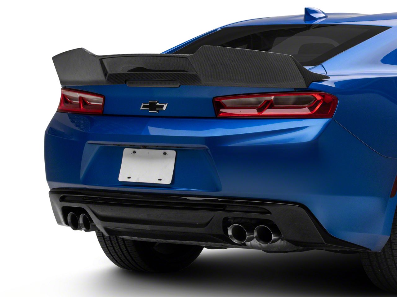 Camaro High Wing Blade Rear Spoiler; Carbon Fiber (16-24 Camaro) - Free ...