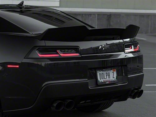 Camaro High Wing Blade Rear Spoiler; Unpainted (14-15 Camaro) - Free ...