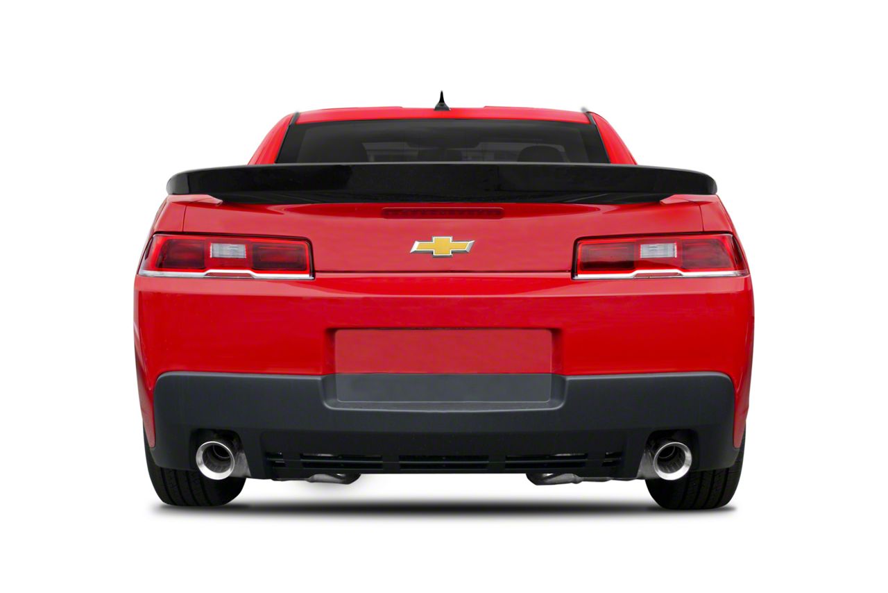 Camaro High-Wing Style Flush Mount Rear Deck Spoiler; Black (14-15 ...