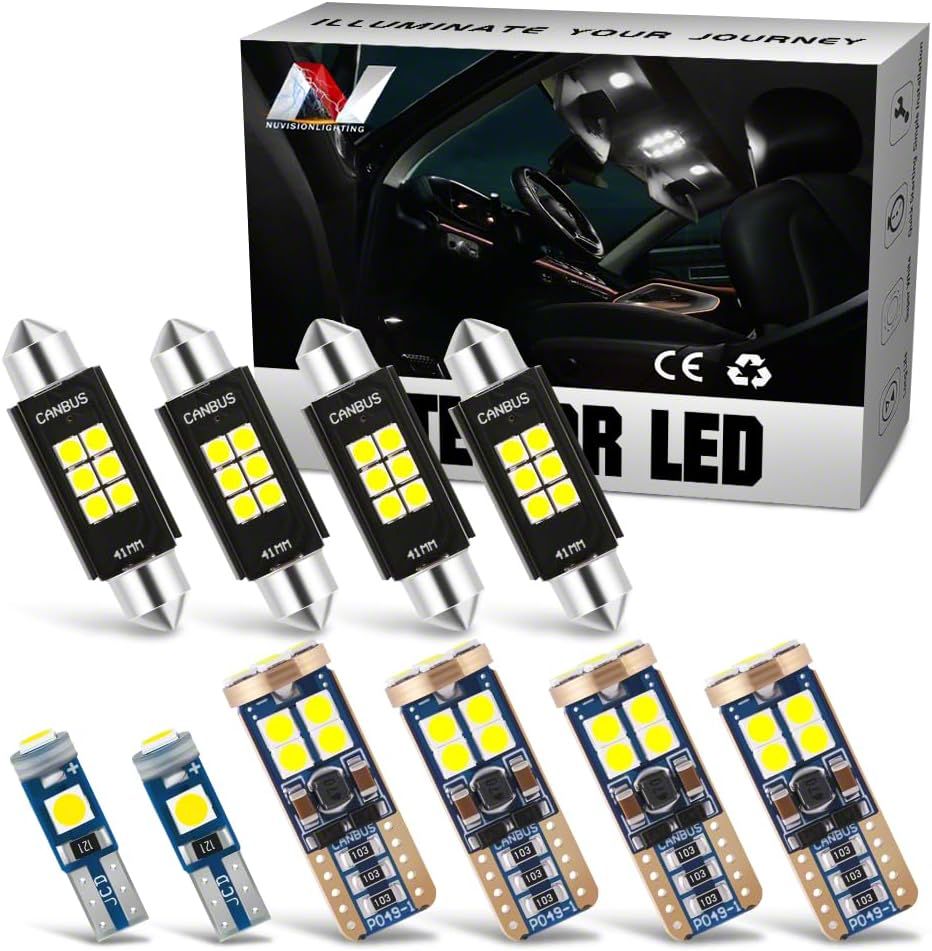 Camaro Interior LED Bulb Kit; Pure White (93-02 Camaro) - Free Shipping