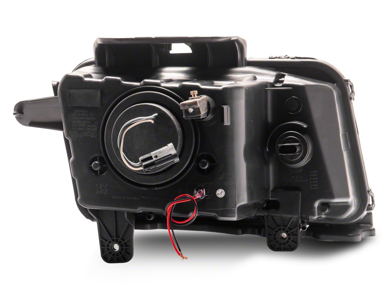 Camaro LED Halo Projector Headlights; Black Housing; Smoked Camaro LED Halo Projector Headlights; Black Housing; Smoked
