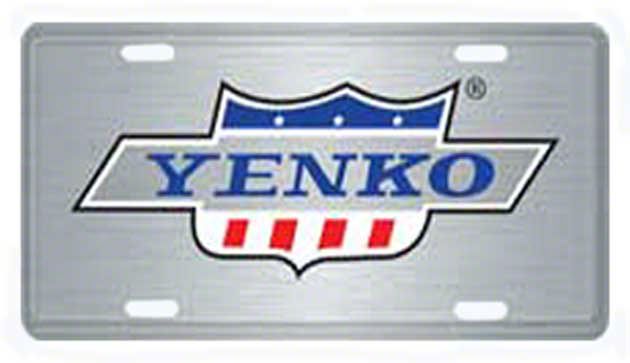 Camaro License Plate with Yenko Logo (Universal; Some Adaptation May Be ...