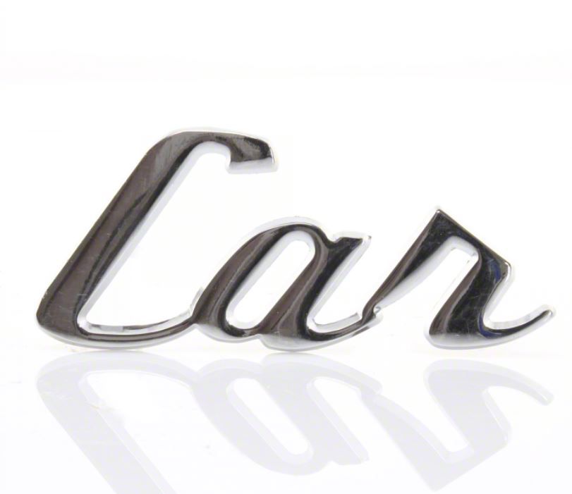 Camaro Metal Car Script Emblem; Chrome (Universal; Some Adaptation May ...