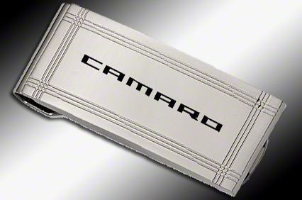 Camaro Money Clip with Camaro Logo; Stainless Steel - Free Shipping