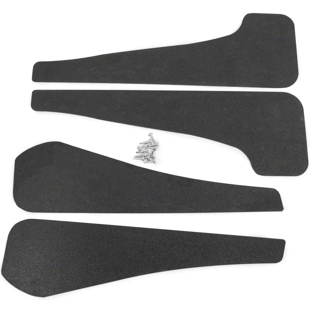Camaro Mud Flaps; Front and Rear; Textured Black (16-24 Camaro) - Free ...