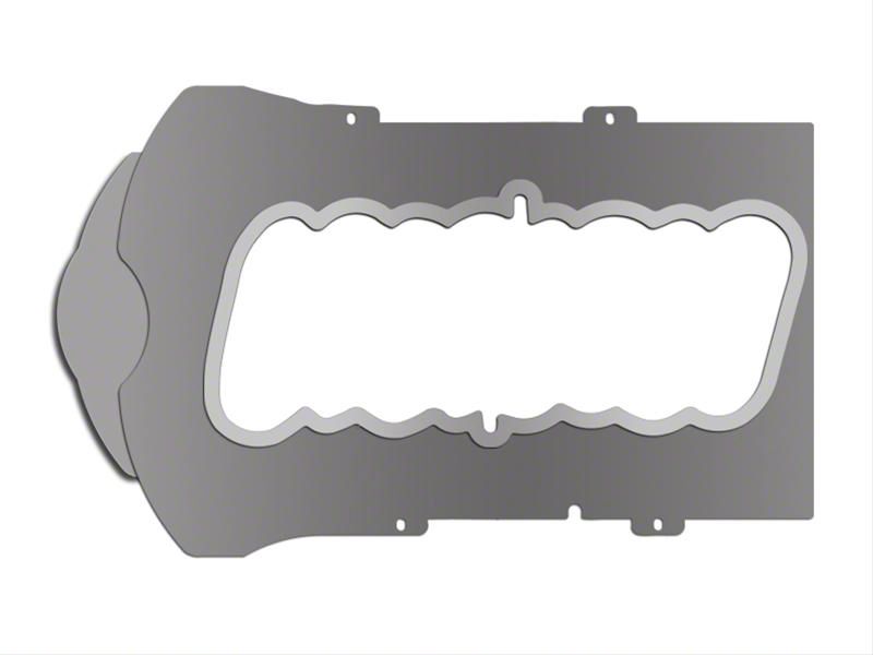 Camaro Plenum Cover; Satin/Polished (10-15 Camaro SS) - Free Shipping