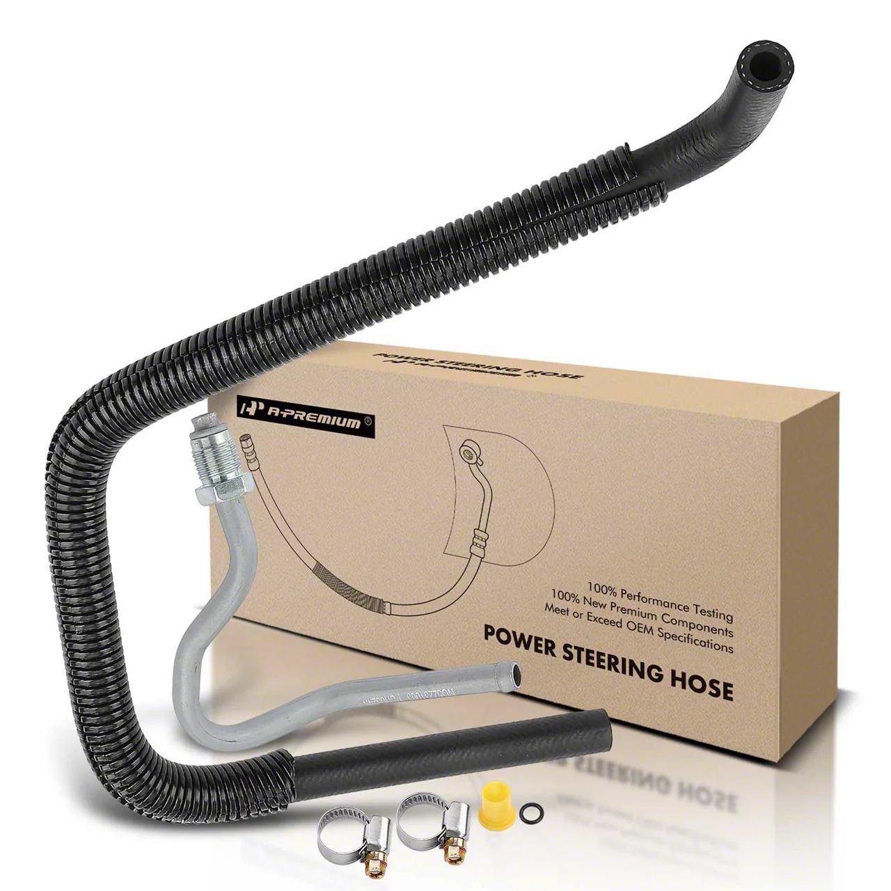 Camaro Power Steering Return Line Hose Assembly; Gear to Cooler (98-02 5.7L Camaro) - Free Shipping