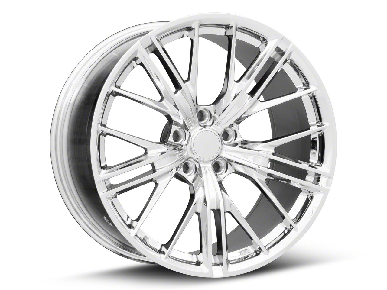 Camaro PR194 Chrome Wheel; Rear Only; 20x11; 43mm Offset (16-24 Camaro ...
