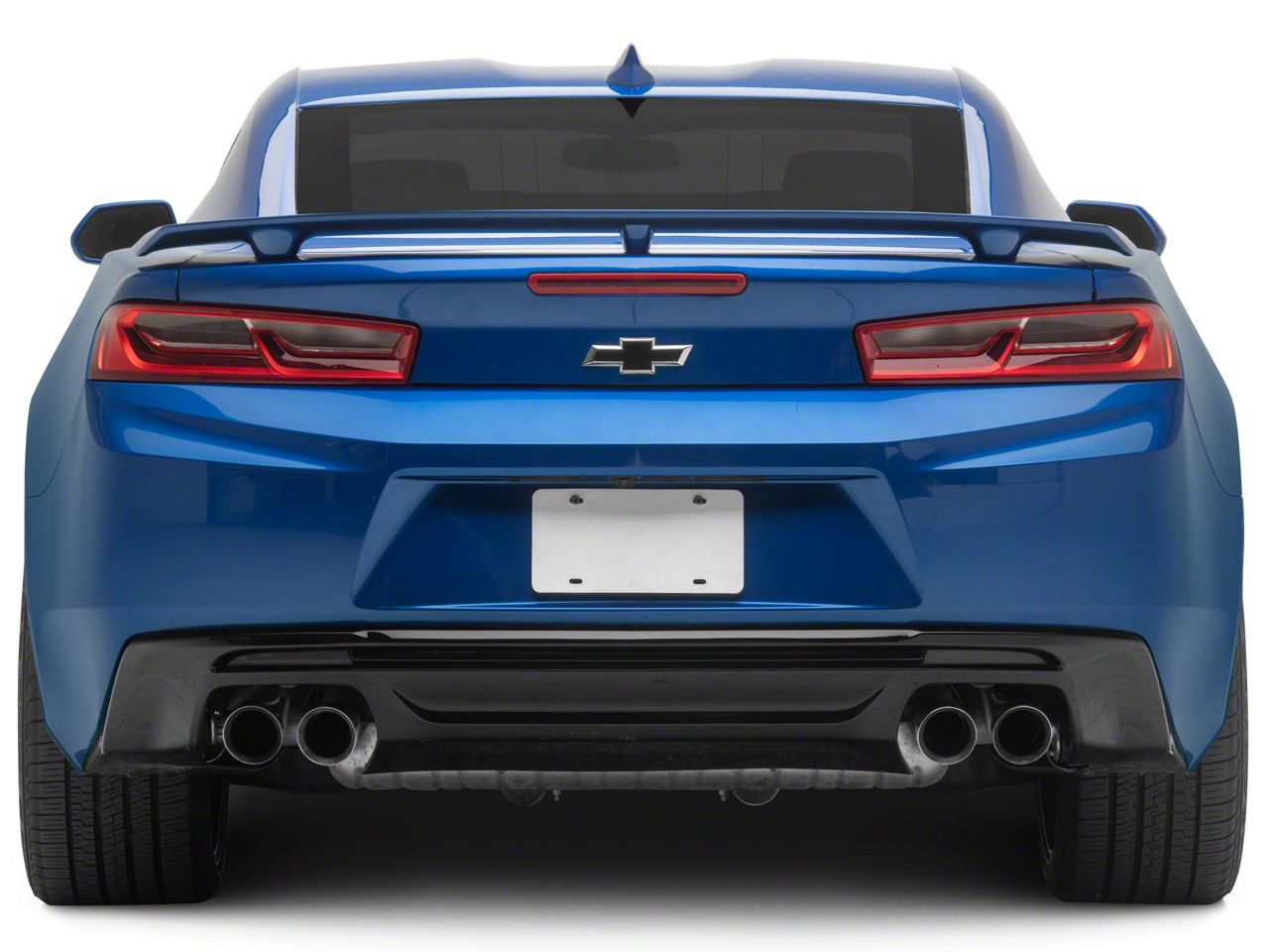 Camaro Rear Bumper Reflectors; Smoked (16-24 Camaro) - Free Shipping
