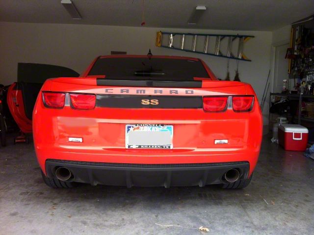 Camaro Rear Camaro Lettering; Black Composite (10-15 Camaro) - Free ...