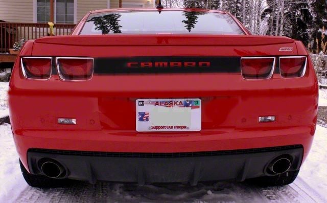 Camaro Rear Camaro Lettering; Red Composite (10-15 Camaro) - Free Shipping