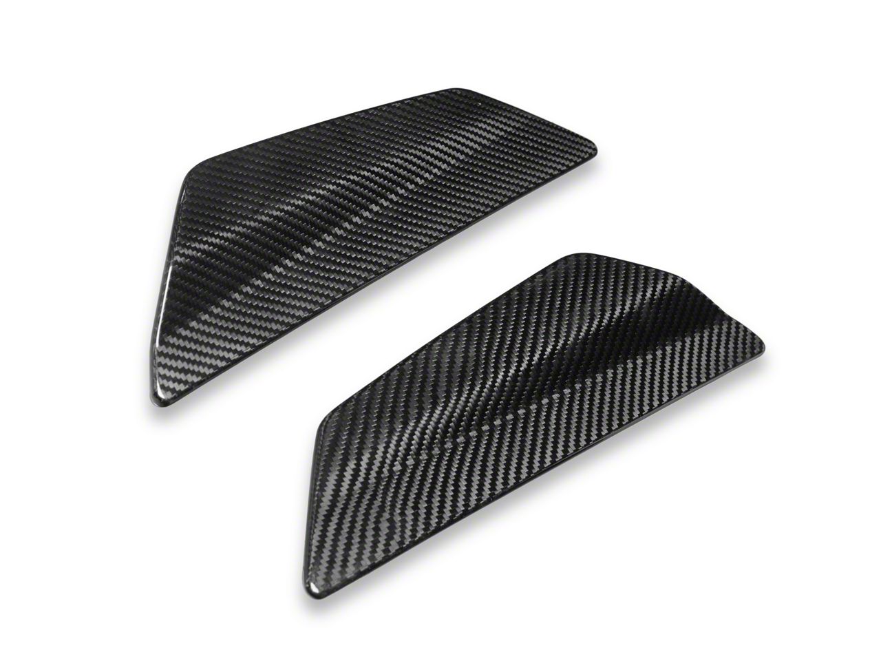 Camaro Rear Spoiler Side Winglets; Carbon Fiber (16-24 Camaro) - Free ...