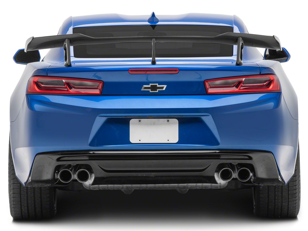 Camaro Rear Spoiler Side Winglets; Carbon Fiber (16-24 Camaro) - Free ...