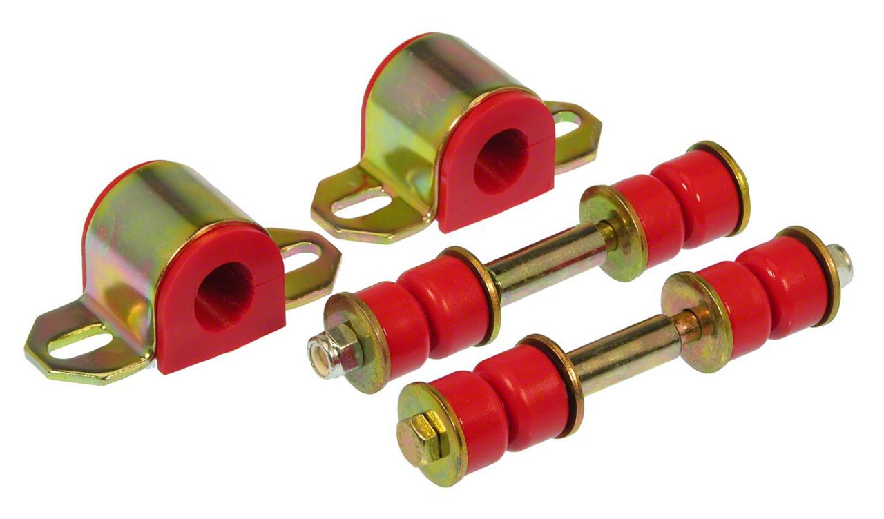 Camaro Rear Sway Bar and End Link Bushing Kit; 23mm; Red (93-02 Camaro ...