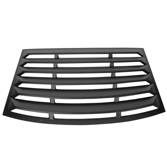 Camaro Rear Window Louvers; Gloss Black (10-15 Camaro Coupe) - Free ...