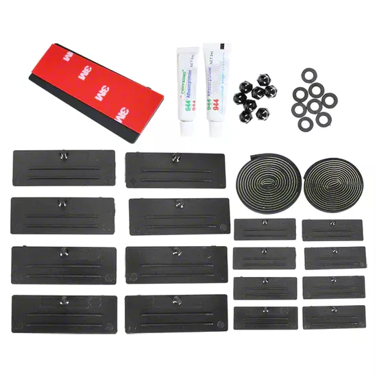 Camaro Rear Window Louvers; Gloss Black (10-15 Camaro Coupe) - Free ...