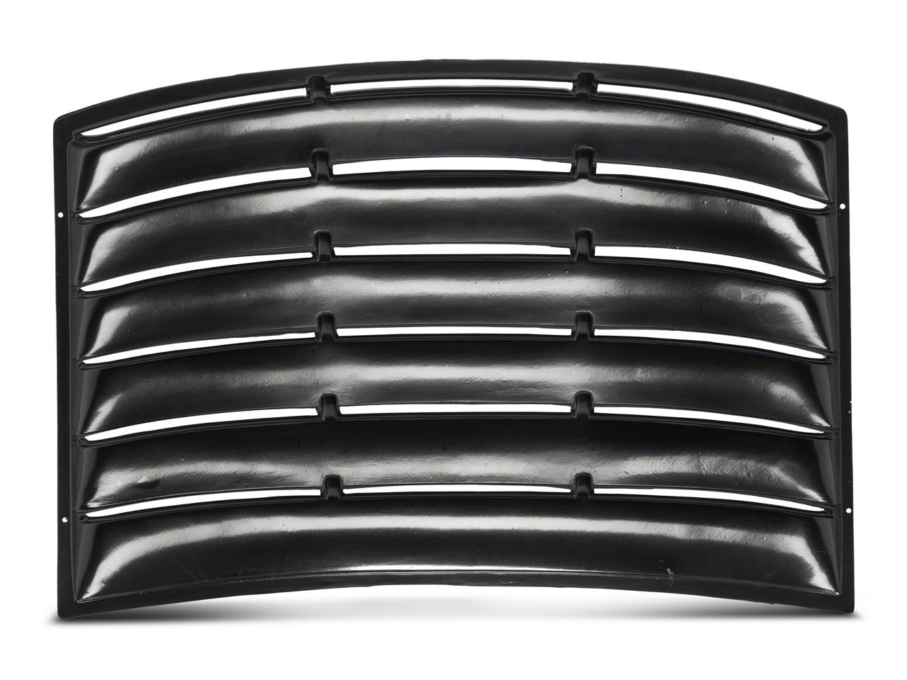 Camaro Rear Window Louvers; Gloss Black (10-15 Camaro Coupe) - Free ...