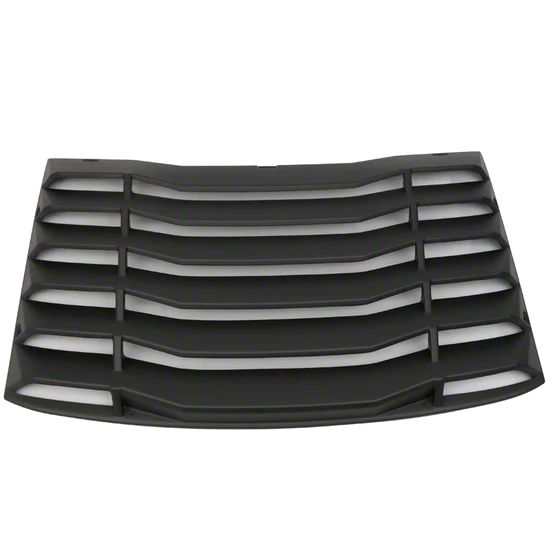 Camaro Rear Window Louvers; Unpainted (16-23 Camaro Coupe) - Free Shipping
