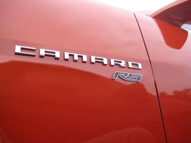 Camaro RS Emblem Badge; Stainless Steel (10-15 Camaro) - Free Shipping