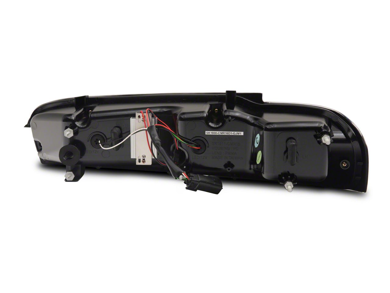 Camaro Sequential LED Tail Lights; Black Housing; Clear Lens (16-18 ...