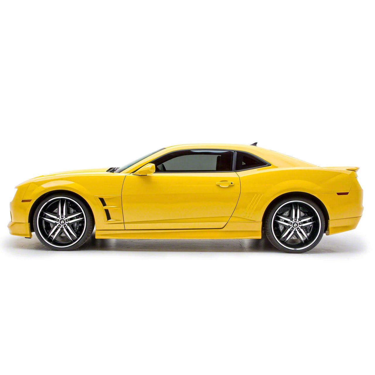 Camaro Side Skirts; Unpainted (10-15 Camaro) - Free Shipping