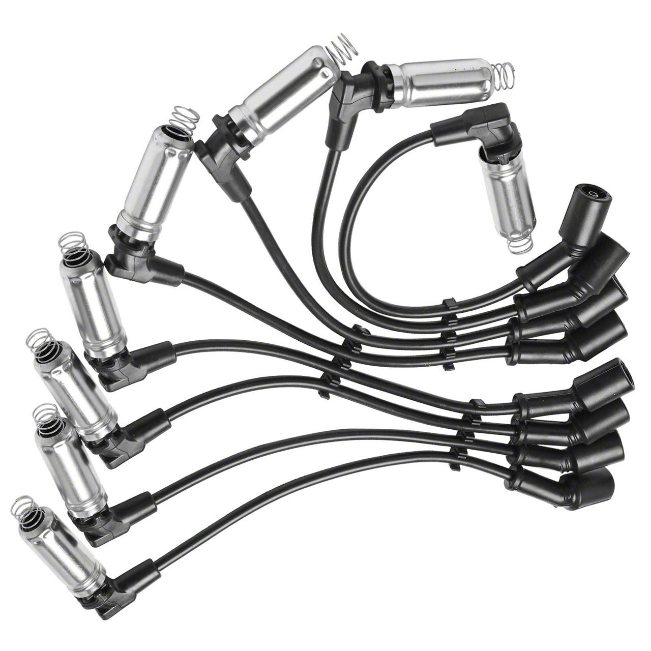 Camaro Spark Plug Wire Set; Black (16-21 V8 Camaro) - Free Shipping
