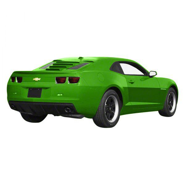 Camaro Tekno 1 Rear Window Louvers; Syngery Green (10-15 Camaro Coupe ...