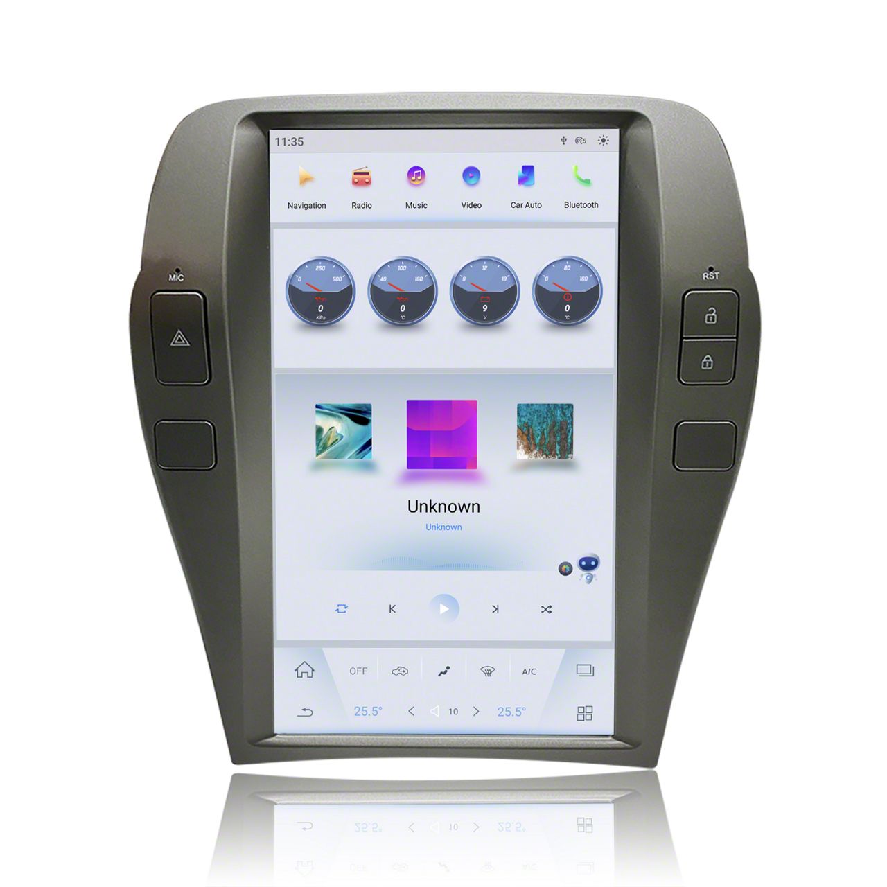 Camaro Tesla Style Android Head Unit Upgrade with Wireless Charger; 8GB ...