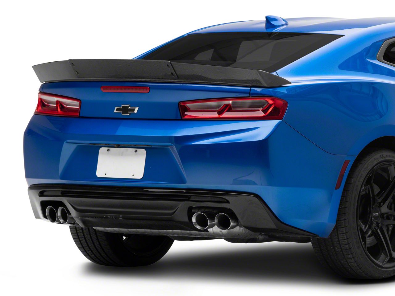 Camaro Track Package Rear Spoiler; Carbon Fiber (16-24 Camaro) - Free ...