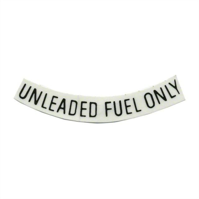 Camaro Unleaded Fuel Only Decal (Universal; Some Adaptation May Be ...