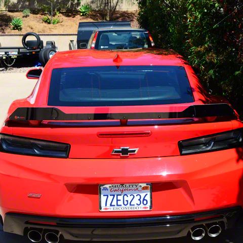 Camaro Wicker Bill; Standard (16-24 Camaro SS w/o Active Rear-View ...