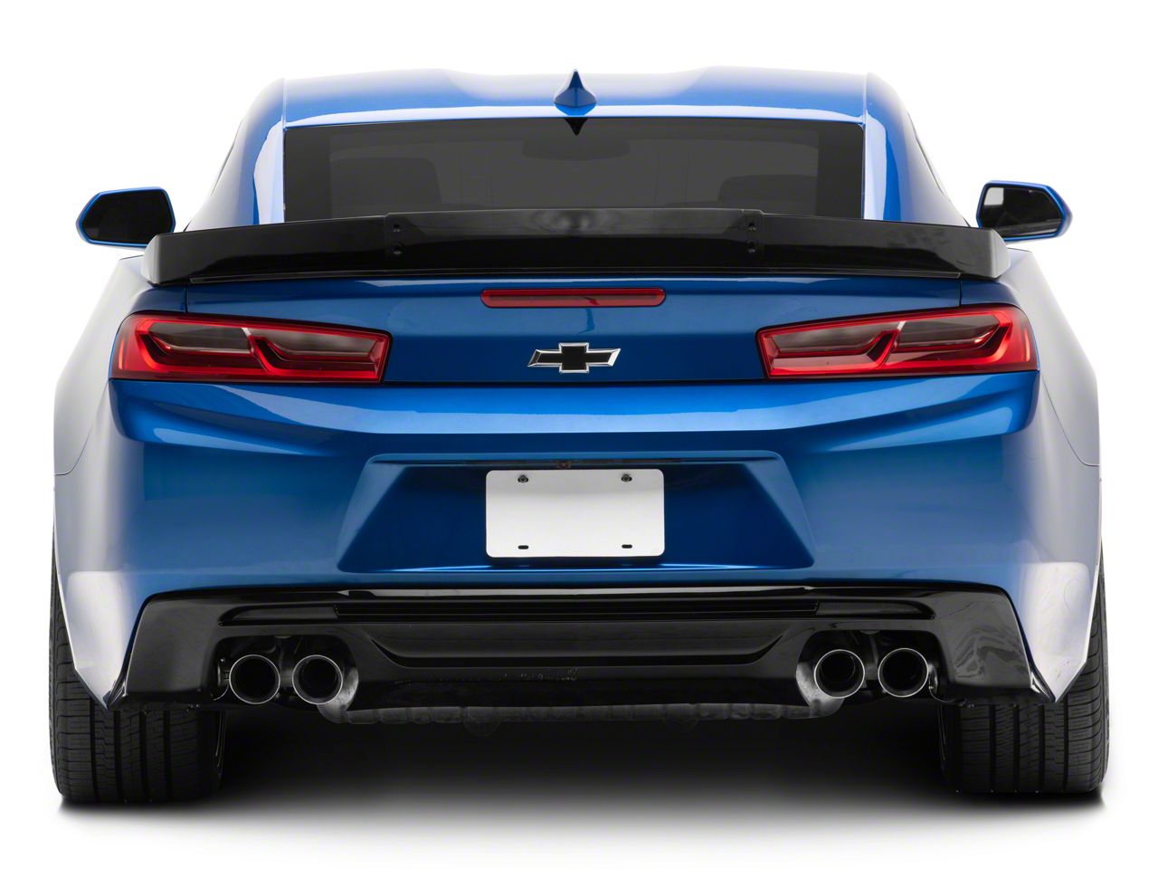 Camaro Wickerbill Rear Spoiler; Gloss Black (16-24 Camaro) - Free Shipping