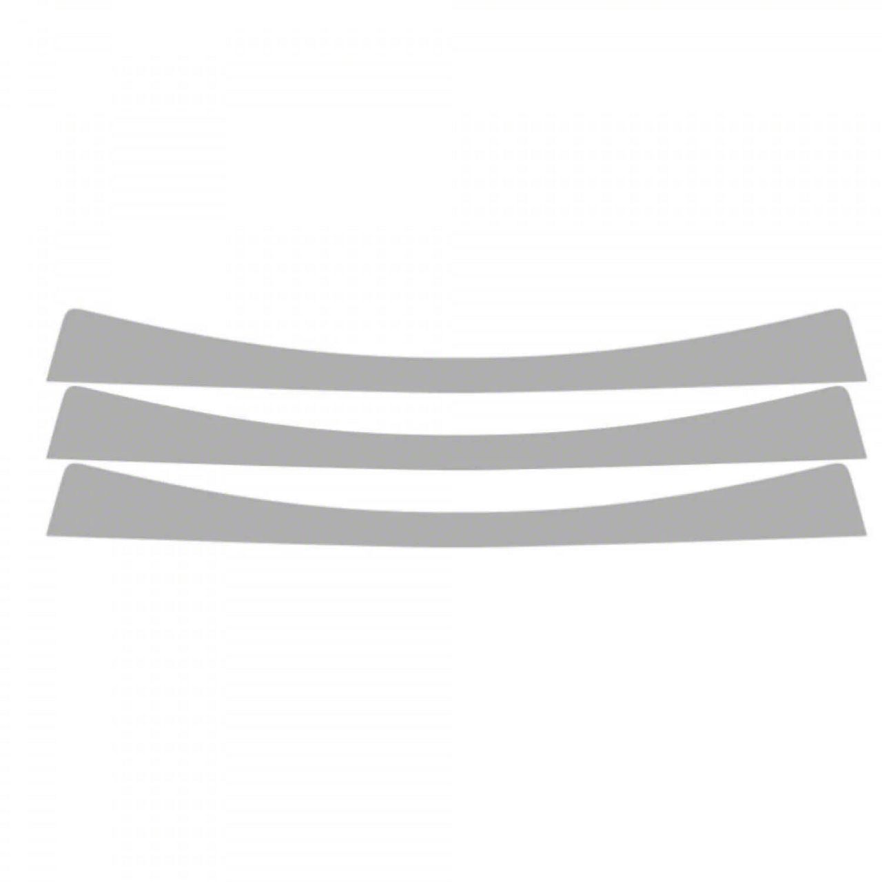 Camaro Window Tint Pre-Cut Kit; Windshield Eyebrow; 5% Dark (16-24 ...